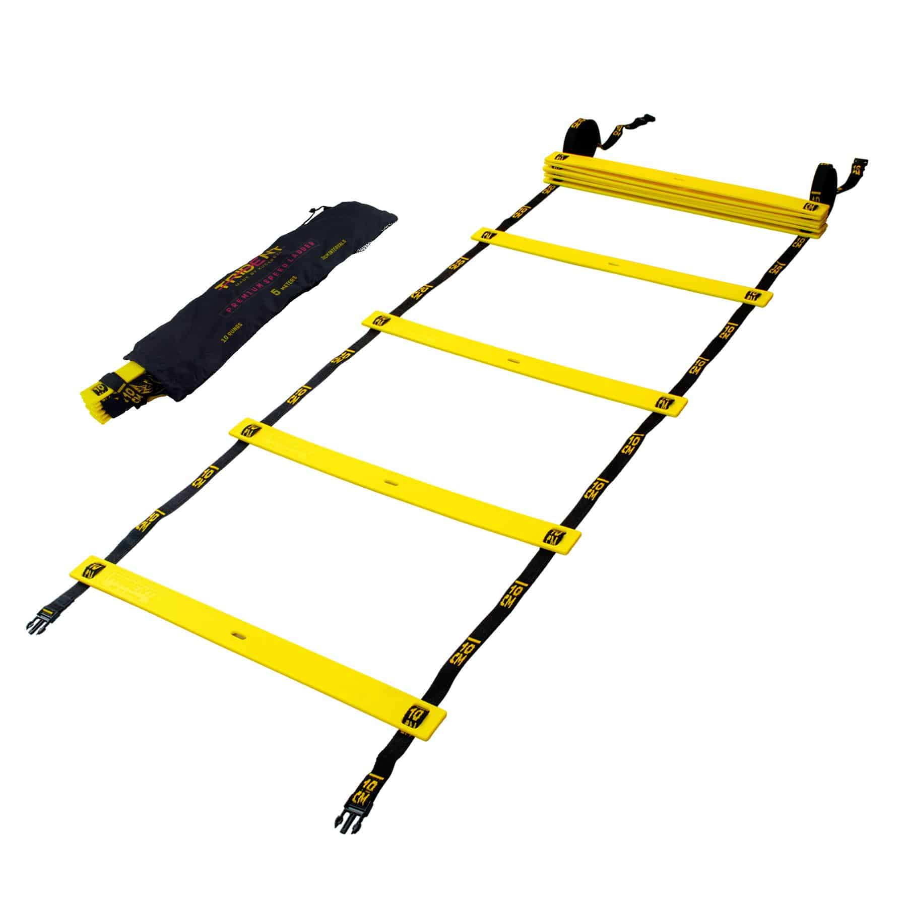 Trident Master Premium Speed Ladder – 5M (Yellow/Black) - Skoolah