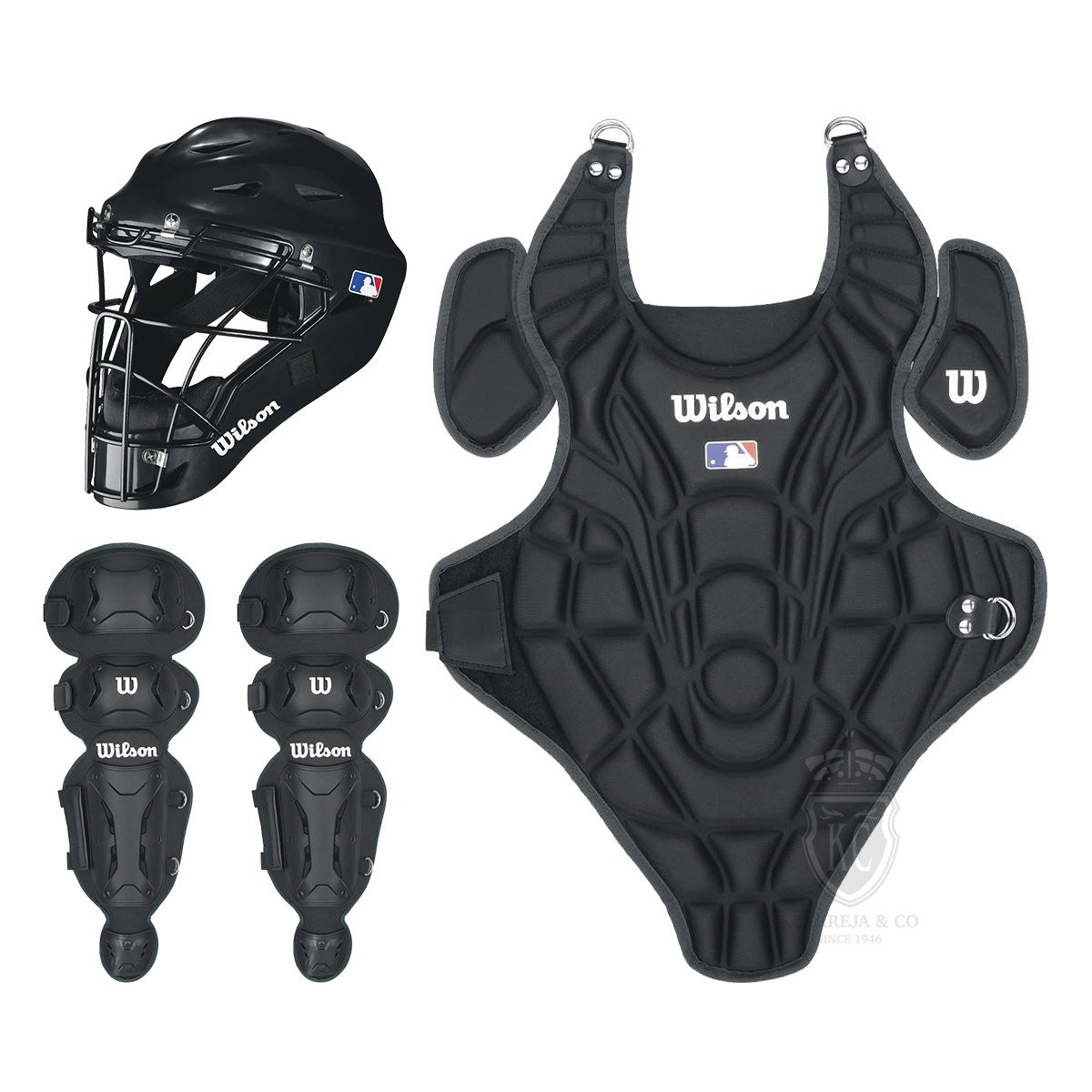 Wilson EZ Gear Junior Catcher’s Set – Black - Skoolah