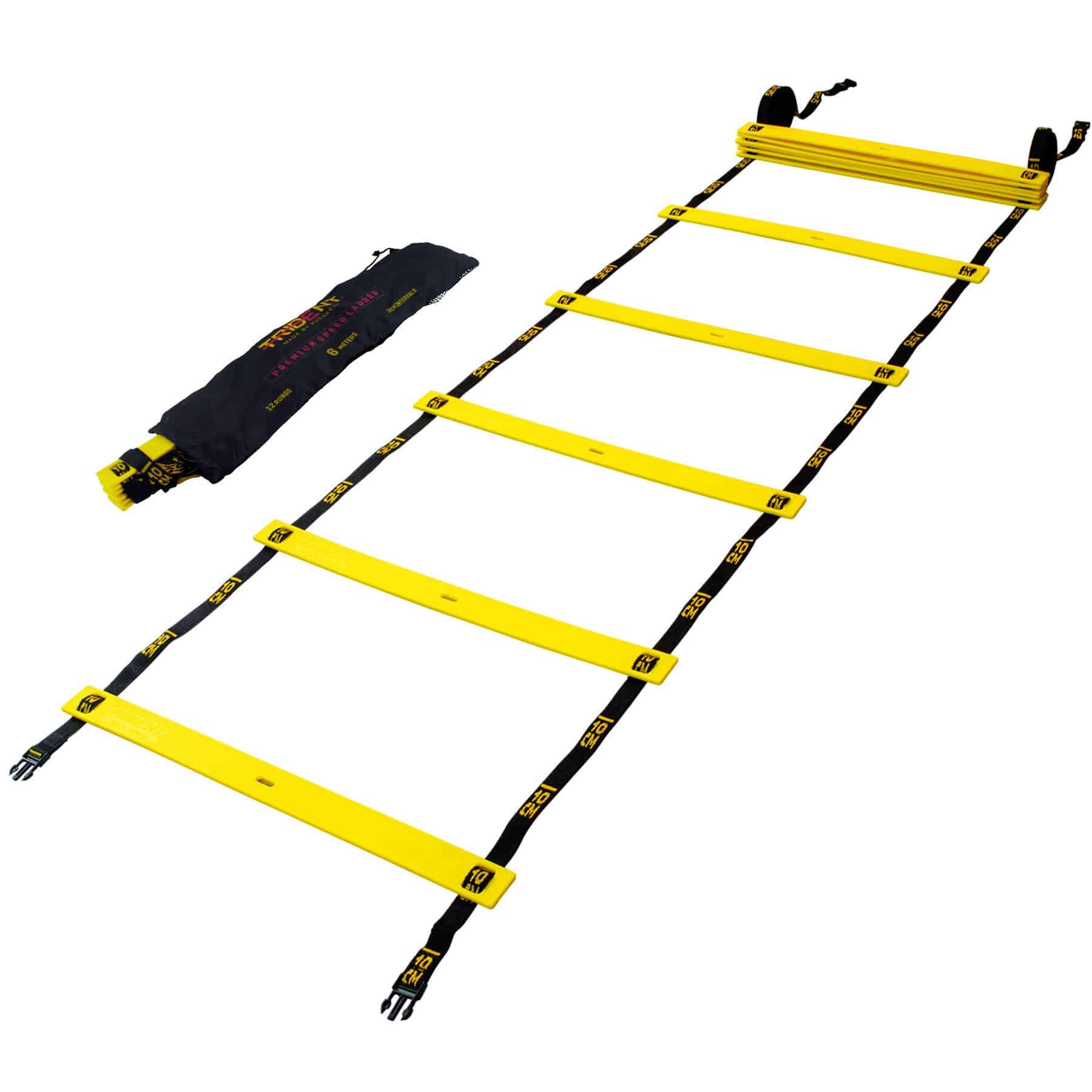 Trident Master Premium Speed Ladder – 6M (Yellow/Black) - Skoolah