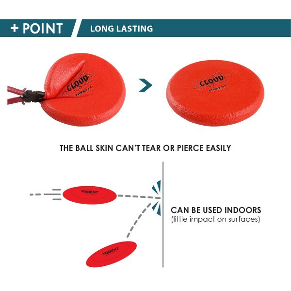 Trident Milestone Cloud Foam Frisbee – Blue - Skoolah