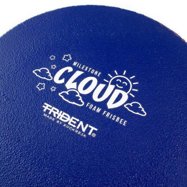 Trident Milestone Cloud Foam Frisbee – Blue - Skoolah