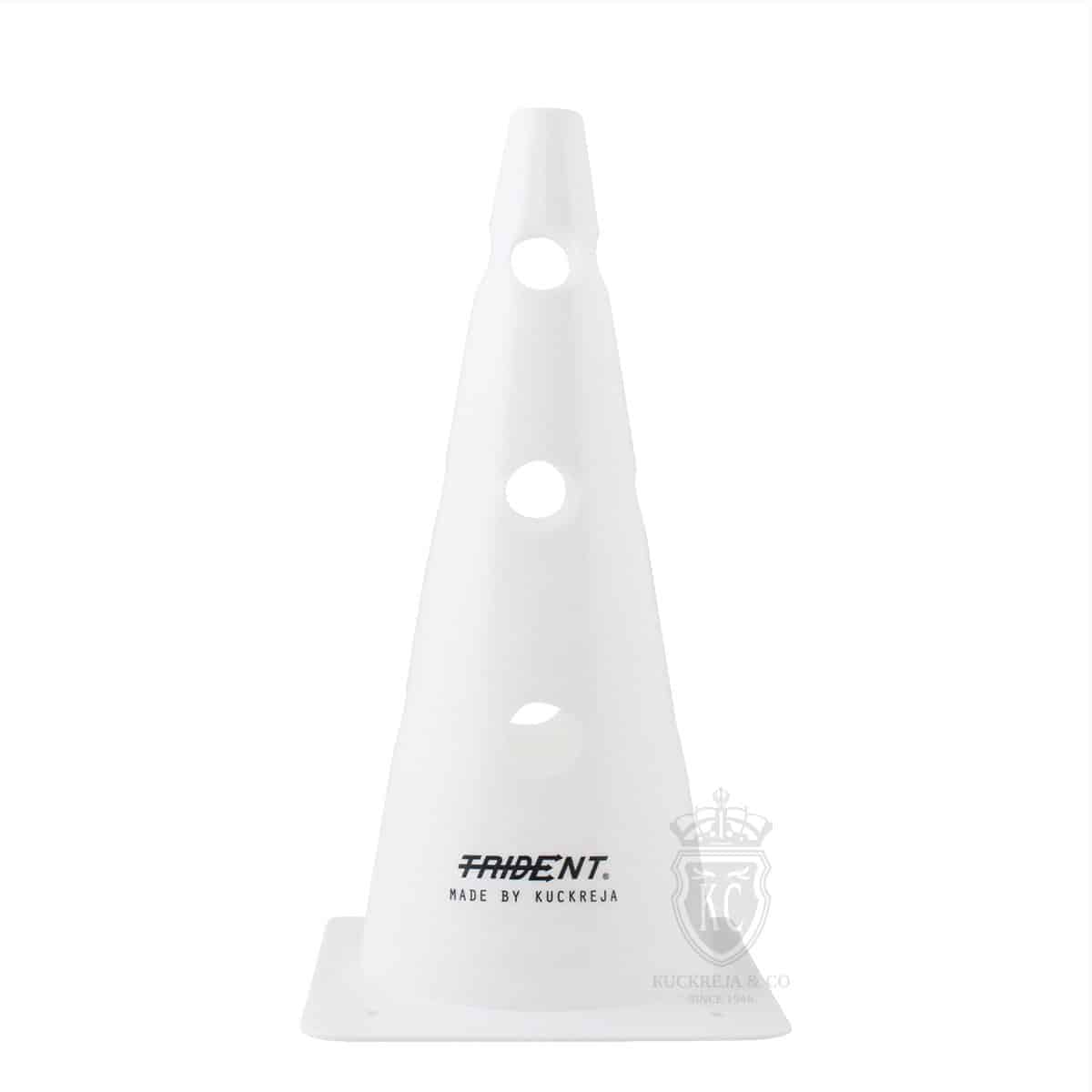 Trident 15″ Cone with Holes – White - Skoolah