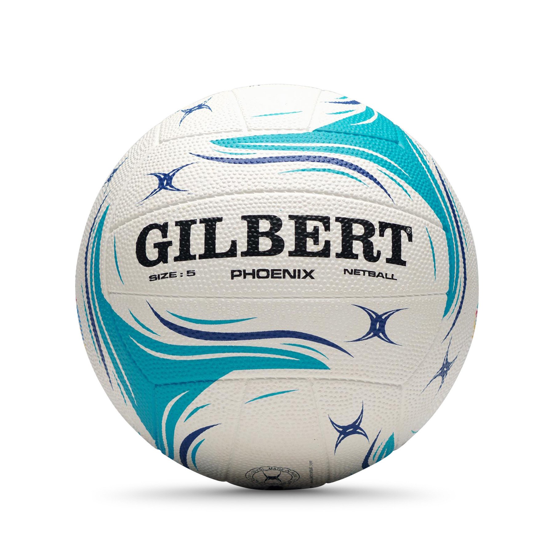 Gilbert Phoenix Match Netball – White (Size 5, 4) - Skoolah