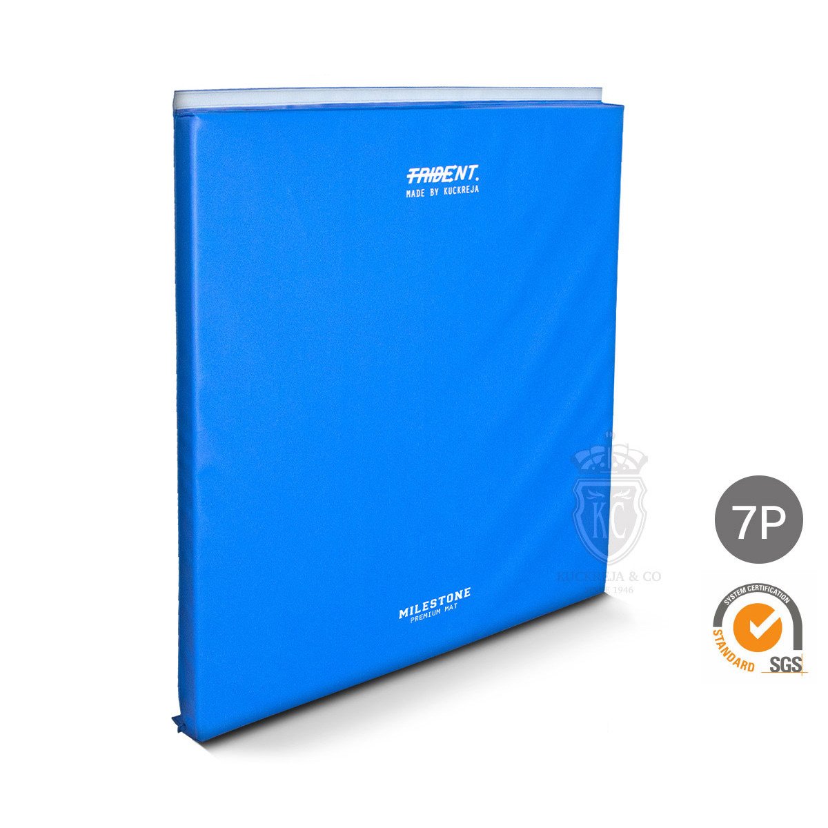 Trident Milestone Square Gym Mat with Velcro – 90 x 90 x 3cm (Sky ...