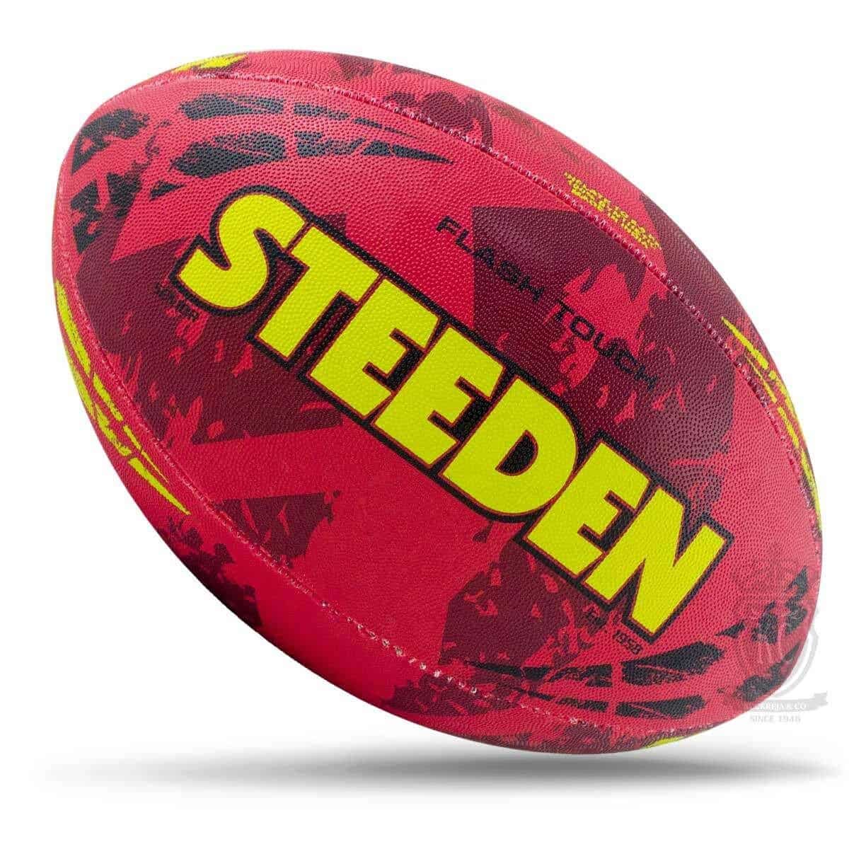 Steeden Flash Touch Rugby Ball – Crimson - Skoolah