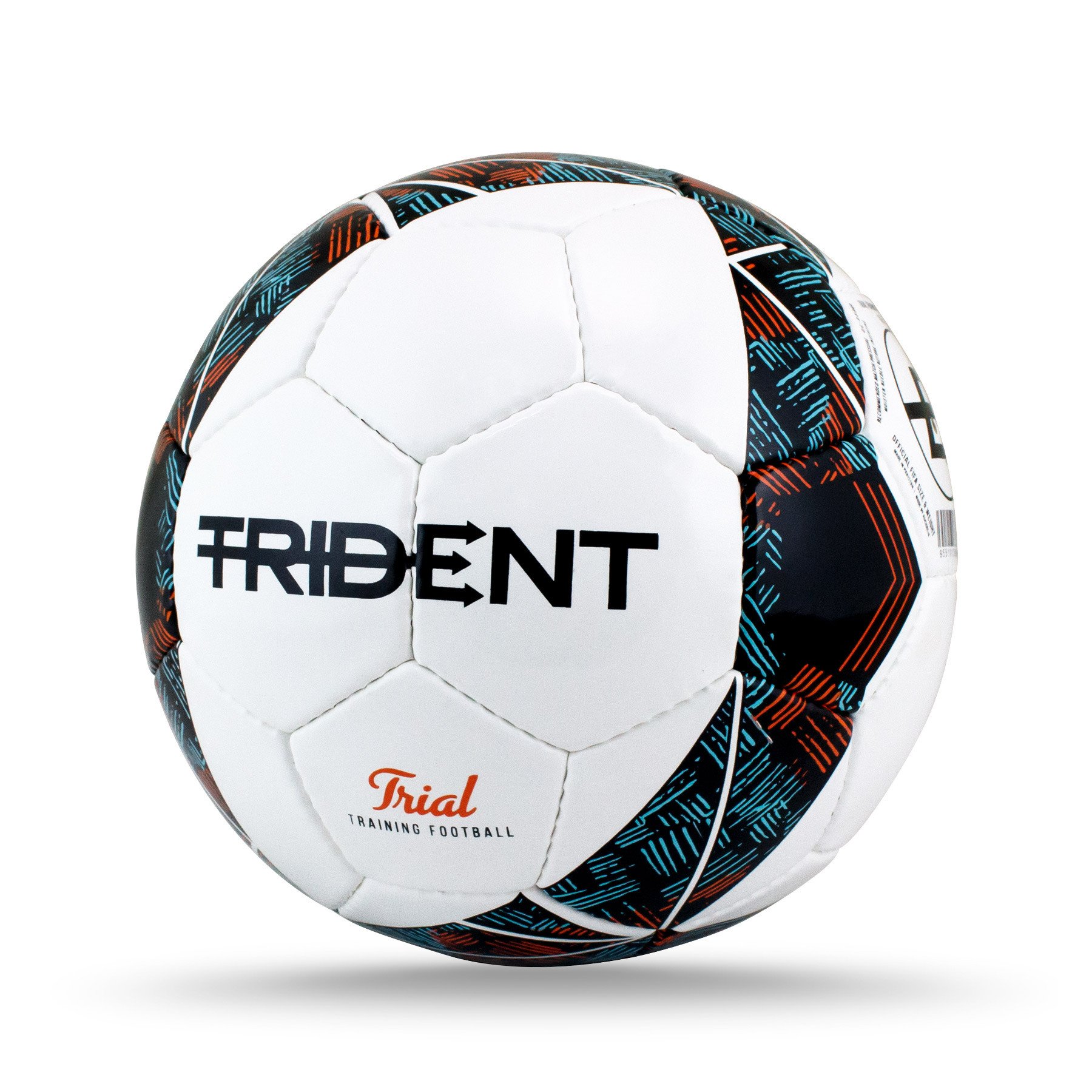 Trident Trial Training Football – Black/Orange (Size 5) - Skoolah