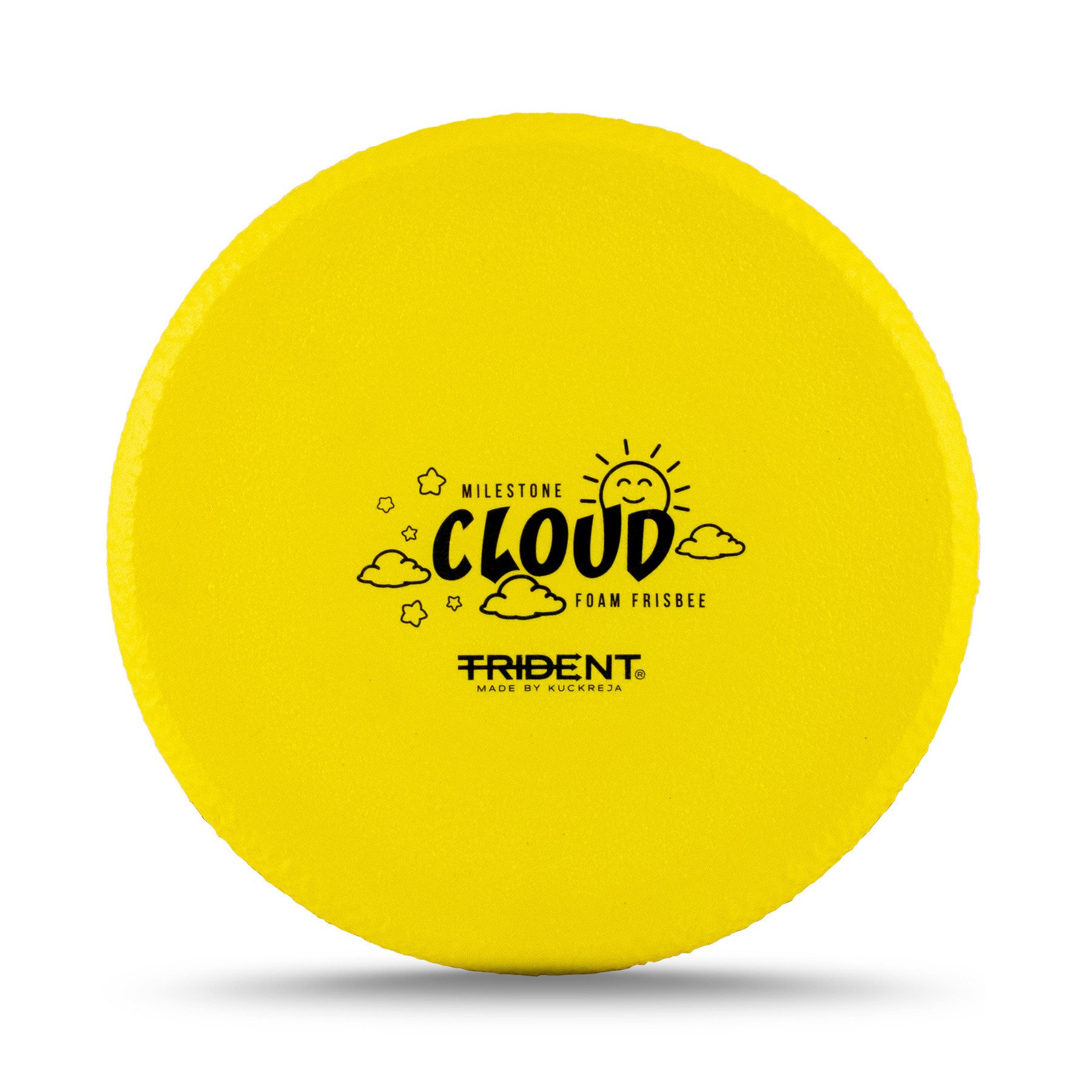 Trident Milestone Cloud Foam Frisbee – Yellow - Skoolah
